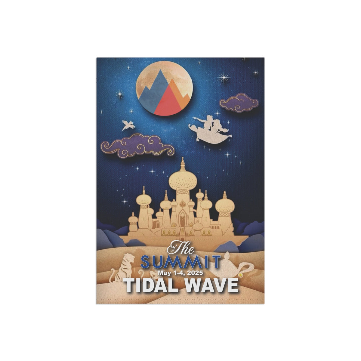 Tidal Wave Summit Mini Banner – SubZero Cheerleading
