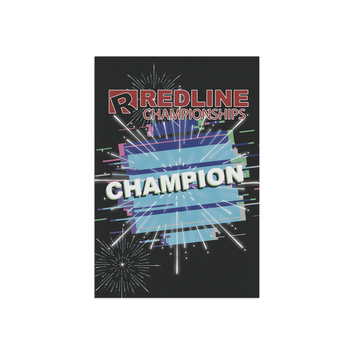 Redline Firework Champion Mini Banner – SubZero Cheerleading