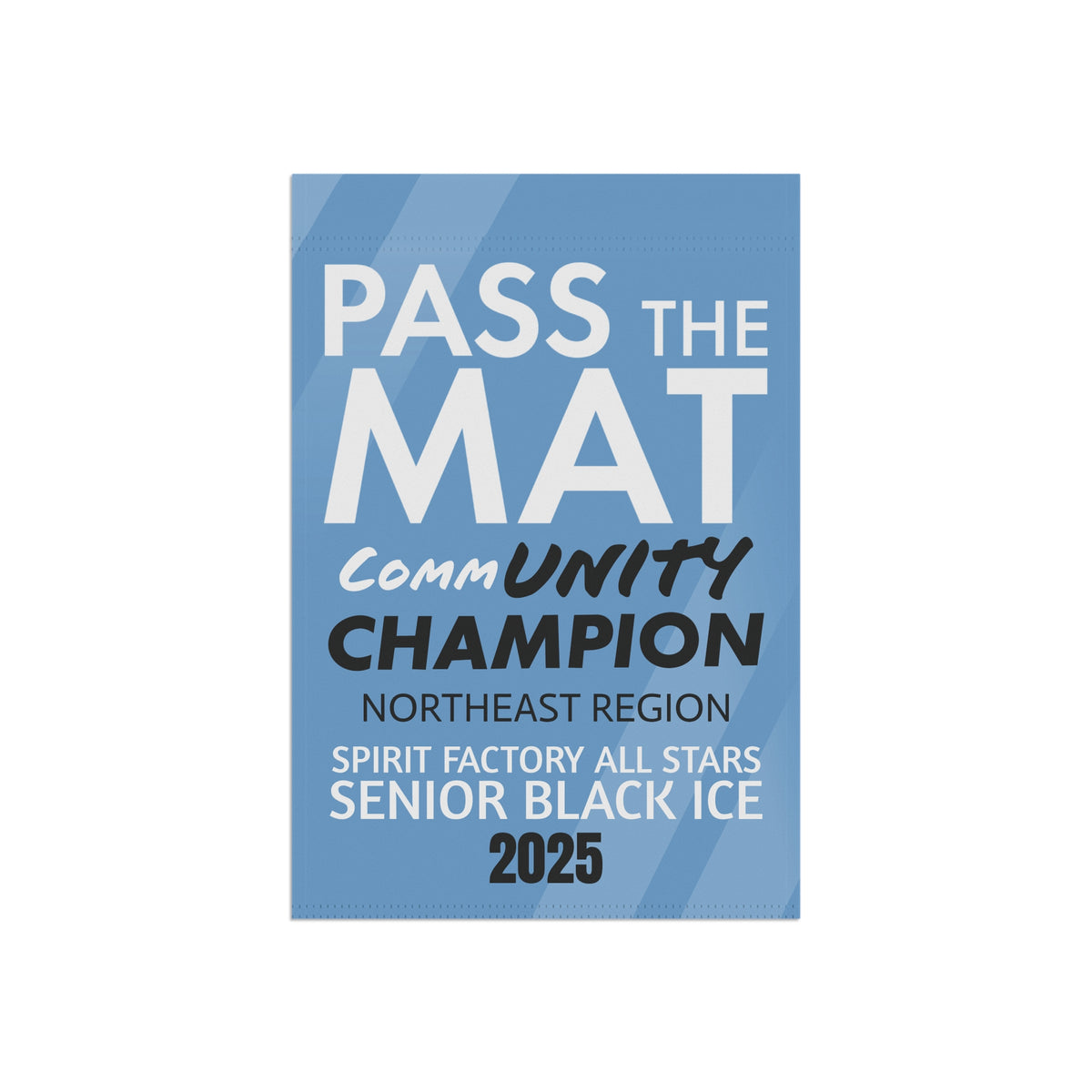 Pass The Mat Mini Banner – SubZero Cheerleading